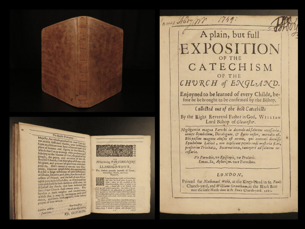 1661 Anglican Bible Catechism Church England William Nicholson Prayer ...