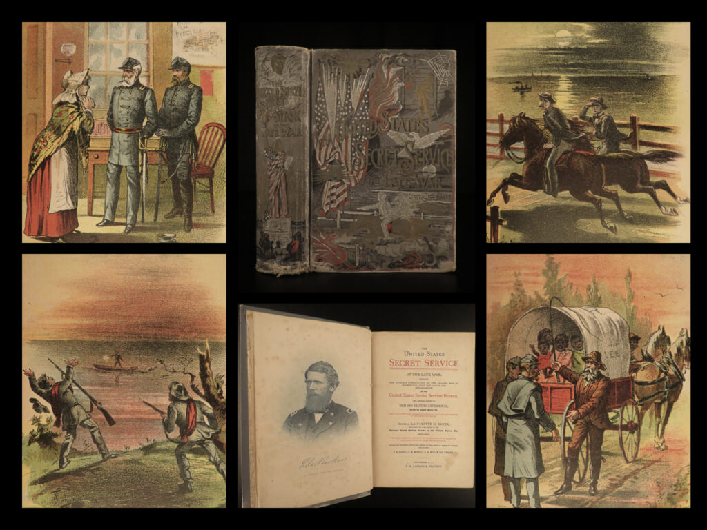 1889 Civil War Secret Service Wilkes Booth Lincoln Assassination Baker ...