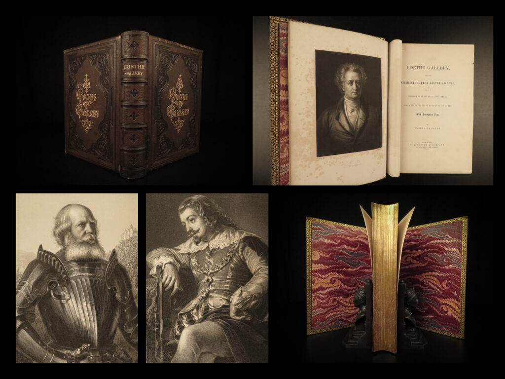 1870 GOETHE Gallery EXQUISITE Pecht Ramberg German ART Illustrated ...